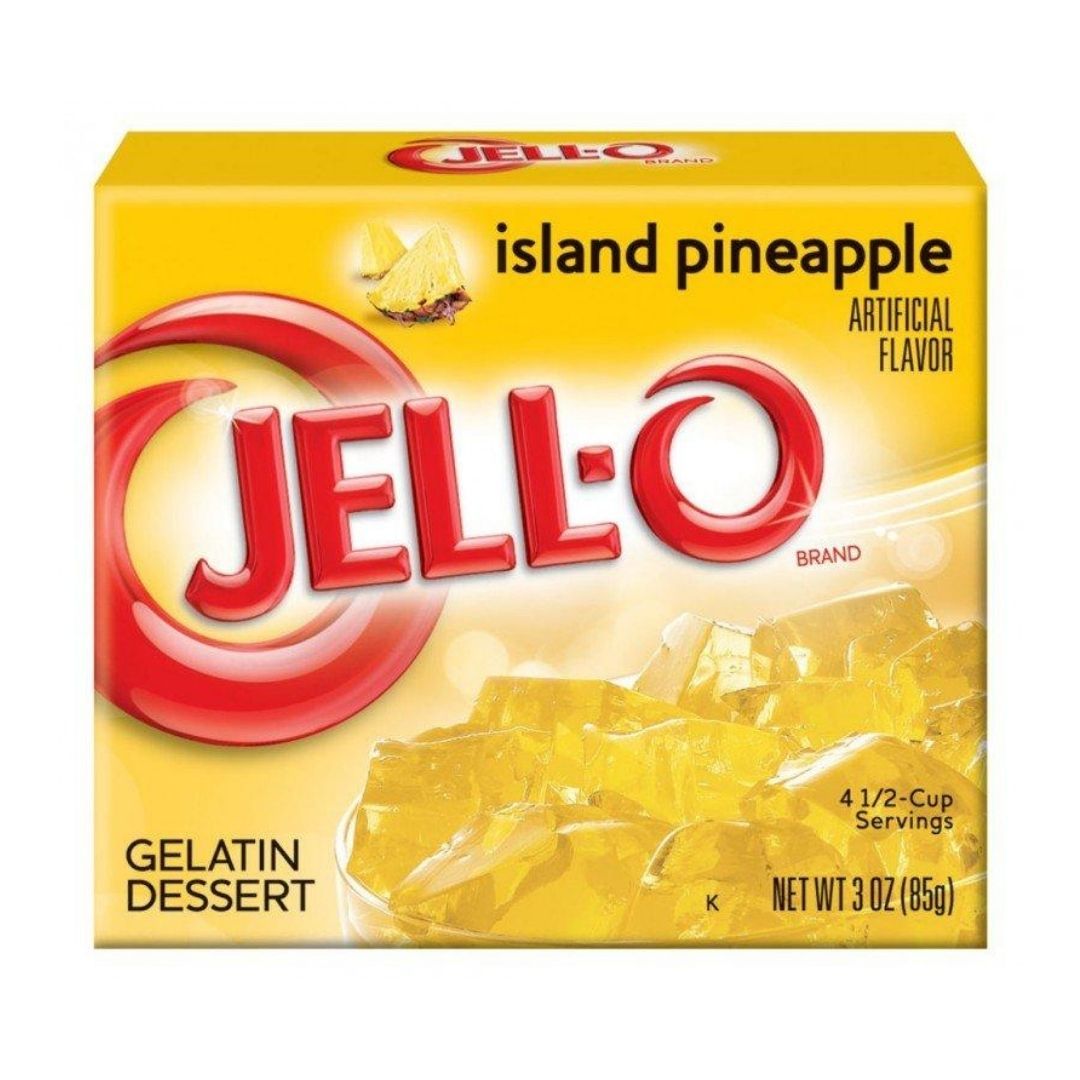 Jell-O Island Pineapple - préparation pour gelée sucrée à l'ananas de ...