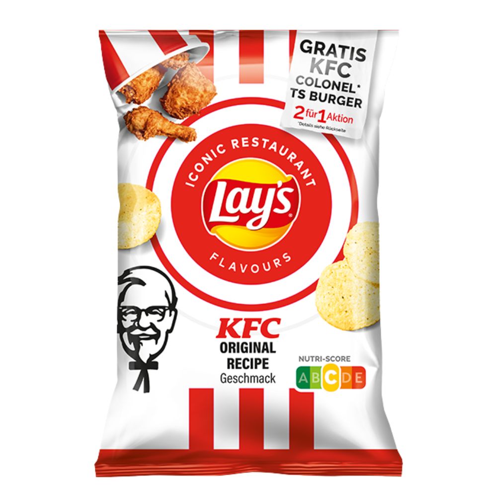 Lay's KFC Original Recipe - chips au goût d'ailes de poulet de 150g ...