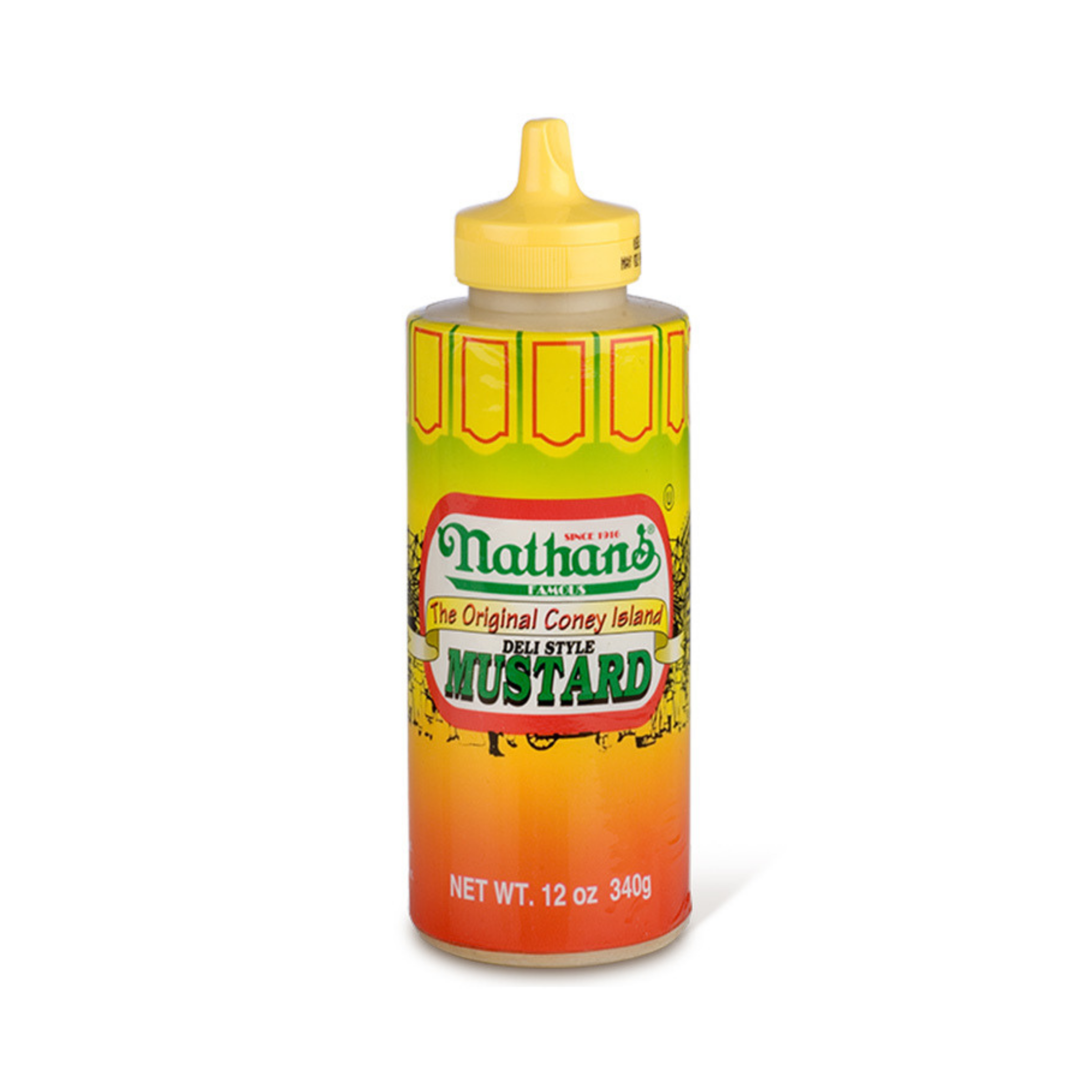 Nathan's Famous The Original Coney Island Mustard - moutarde américaine ...