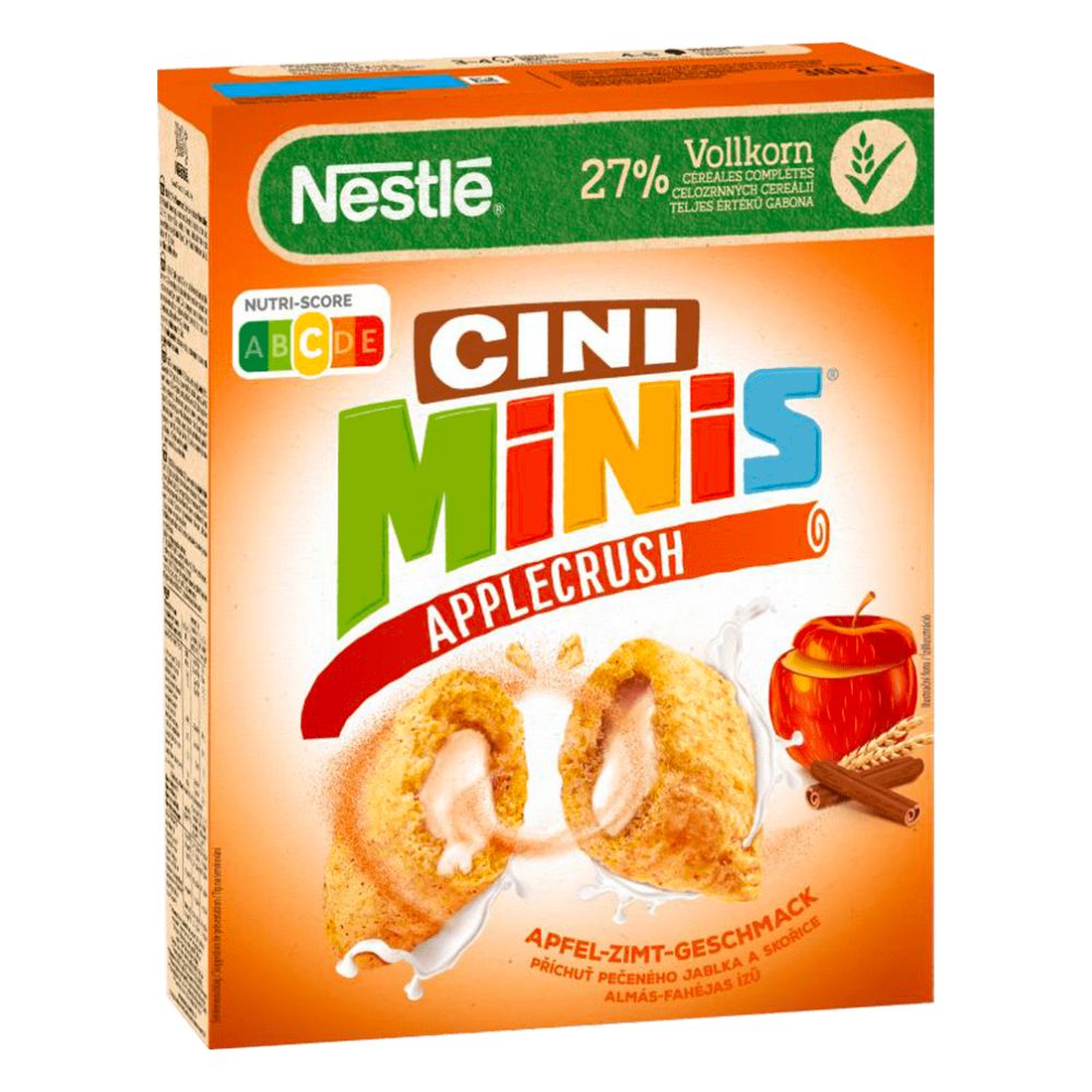 Nestlè Cini Minis Applecrush - céréales à la cannelle fourrées à la ...