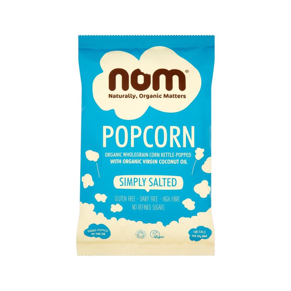 Nom Popcorn Simply Salted - popcorn salés de 20g – American Uncle