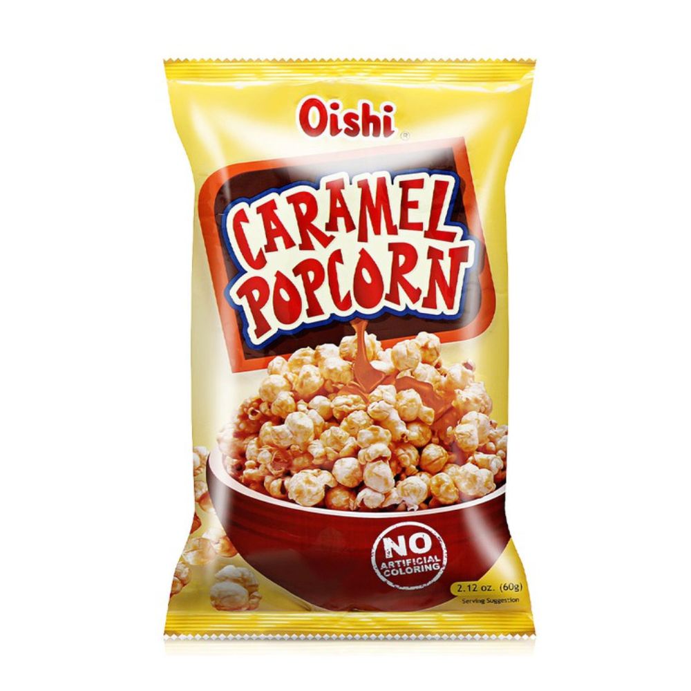 Oishi Caramel Popcorn - pop-corn au caramel de 60g – American Uncle