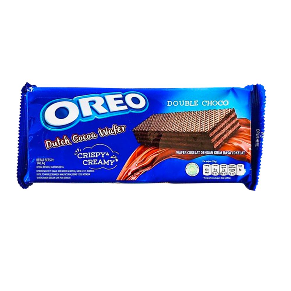 Oreo Wafer Crispy & Creamy Double Choco - gaufrettes au chocolat ...