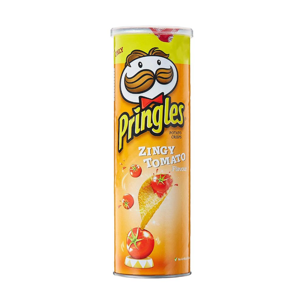 Pringles Zingy Tomato - chips épicées à la tomate de 110g – American Uncle