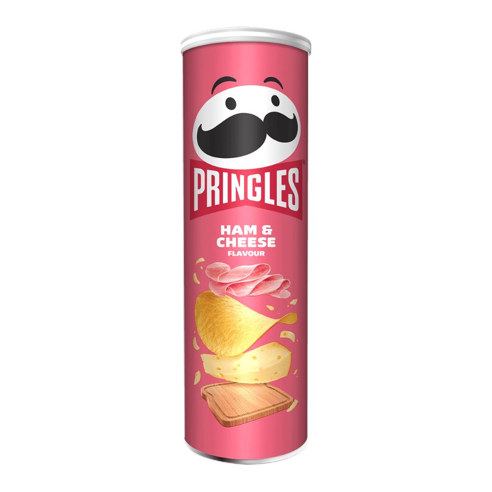 Pringles Ham & Cheese - chips au fromage et jambon de 165g – American Uncle