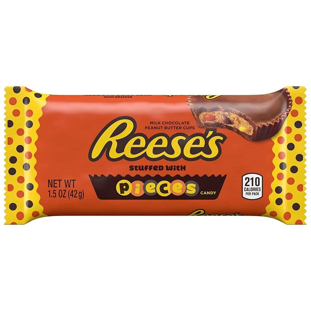 Reese's Pieces Peanut Butter Cups - chocolats au beurre de cacahuète ...