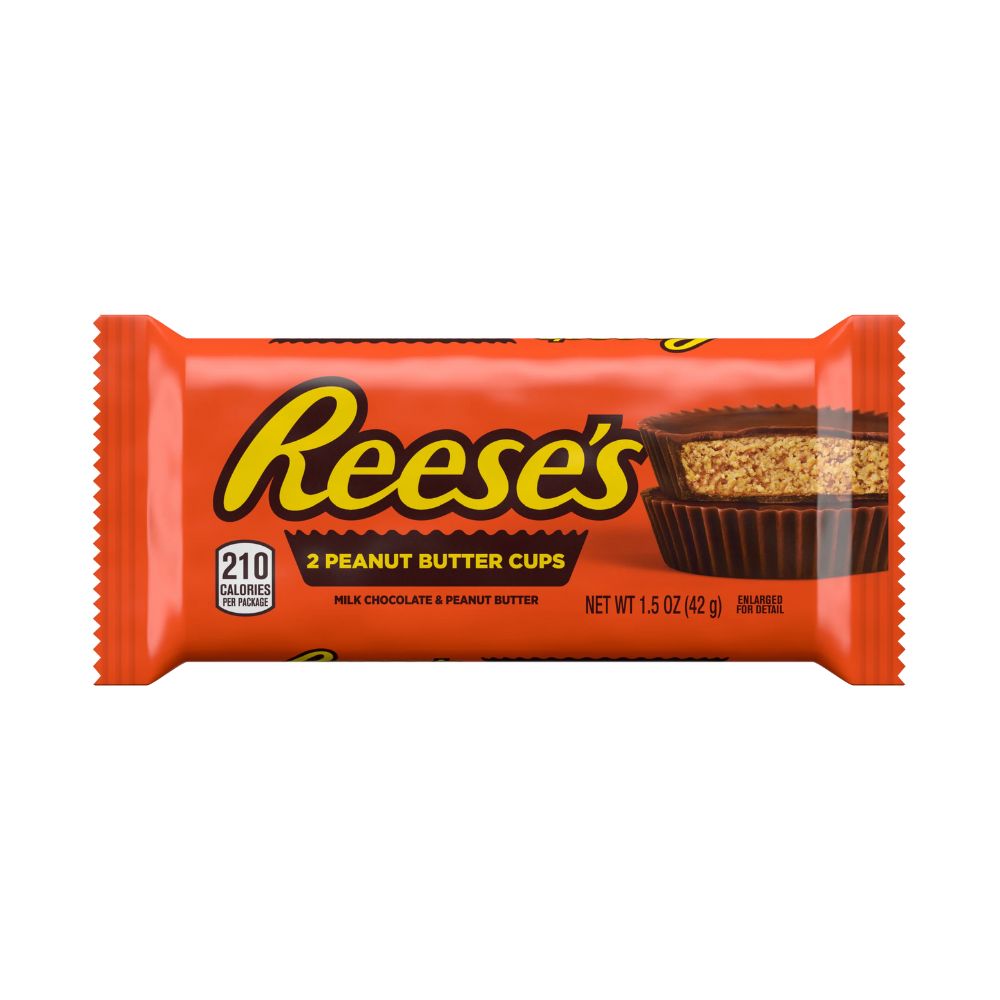 Reese's 2 Peanut Butter Cups - chocolats au beurre de cacahuète de 42g ...