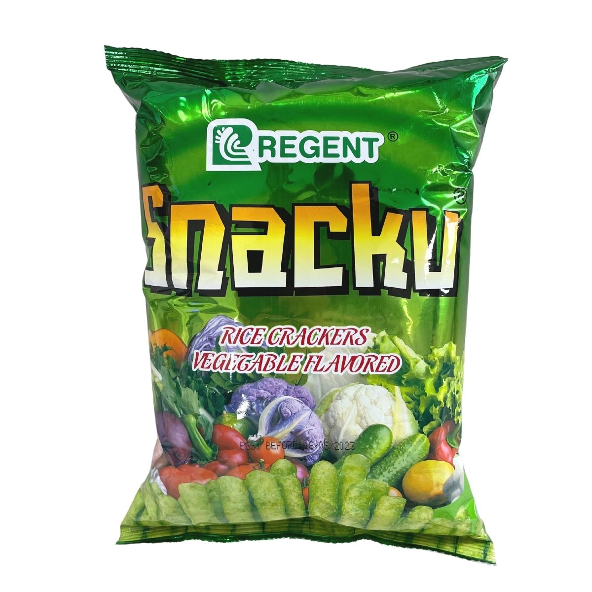 Regent Snacku Rice Crackers Vegetable Flavored - cracker de riz saveur ...