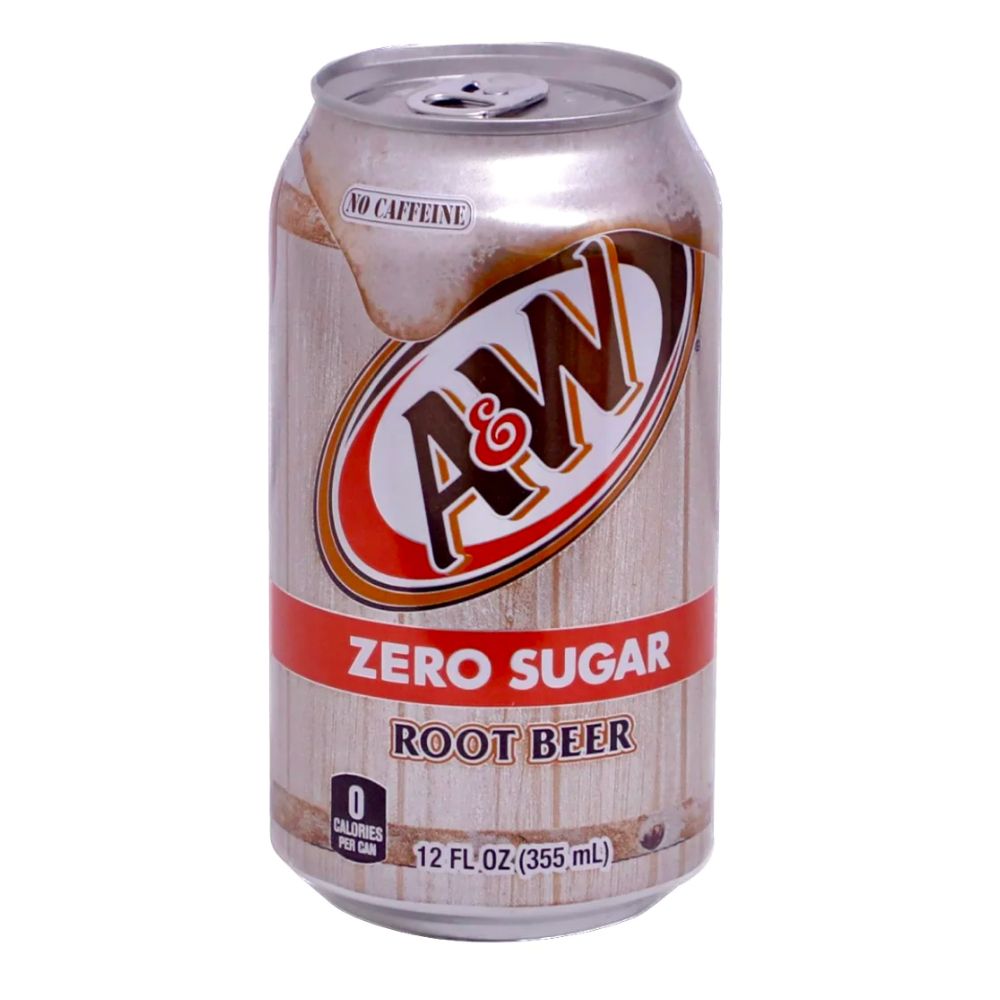 A&W Root Beer Sans Sucre - boisson gazeuse à la racinette sans sucre de ...