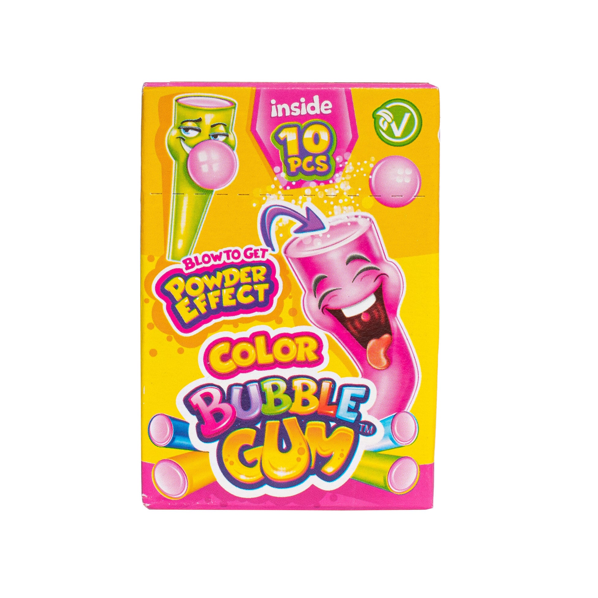 Johny Bee Color Bubble Gum - gomme aux fruits de 35g – American Uncle