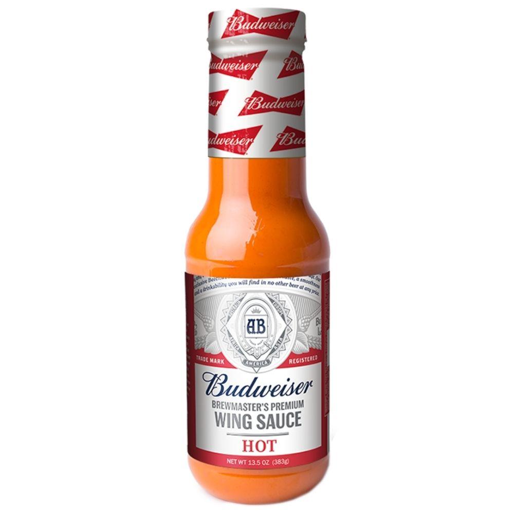 Budweiser Hot Wing Sauce - sauce piquante au goût d'ailes de poulet de ...