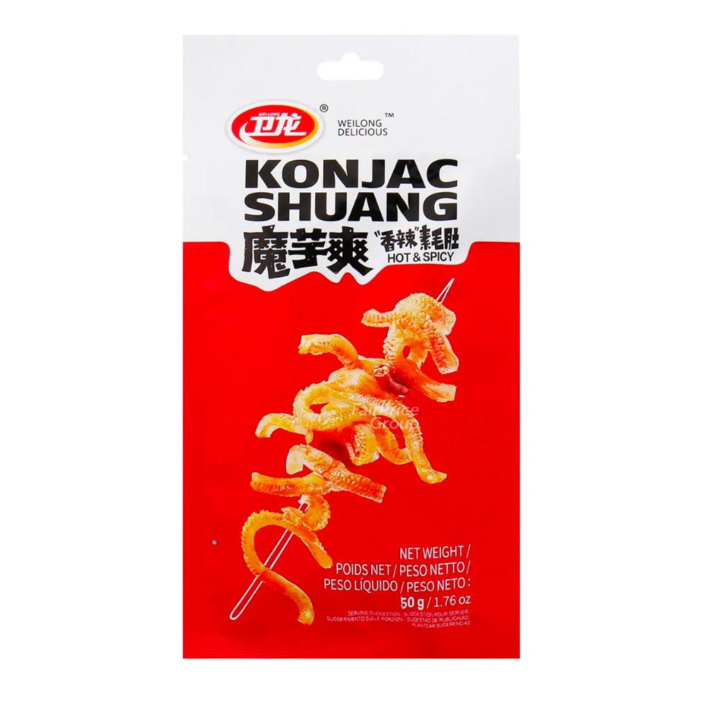 Konjac Shuang Hot & Spicy - snack à base de konjac aigre-doux épicé de ...
