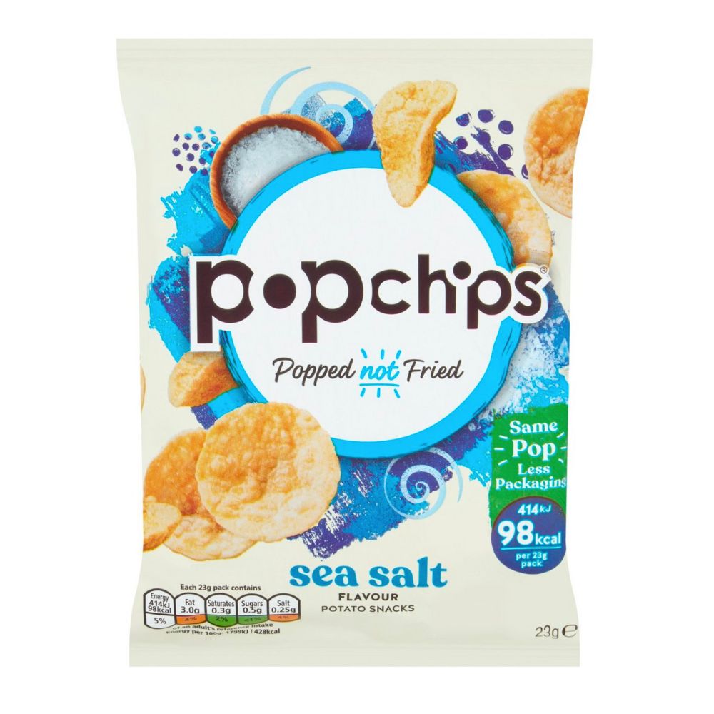 Pop Chips Sea Salt - chips au sel marin de 23g – American Uncle