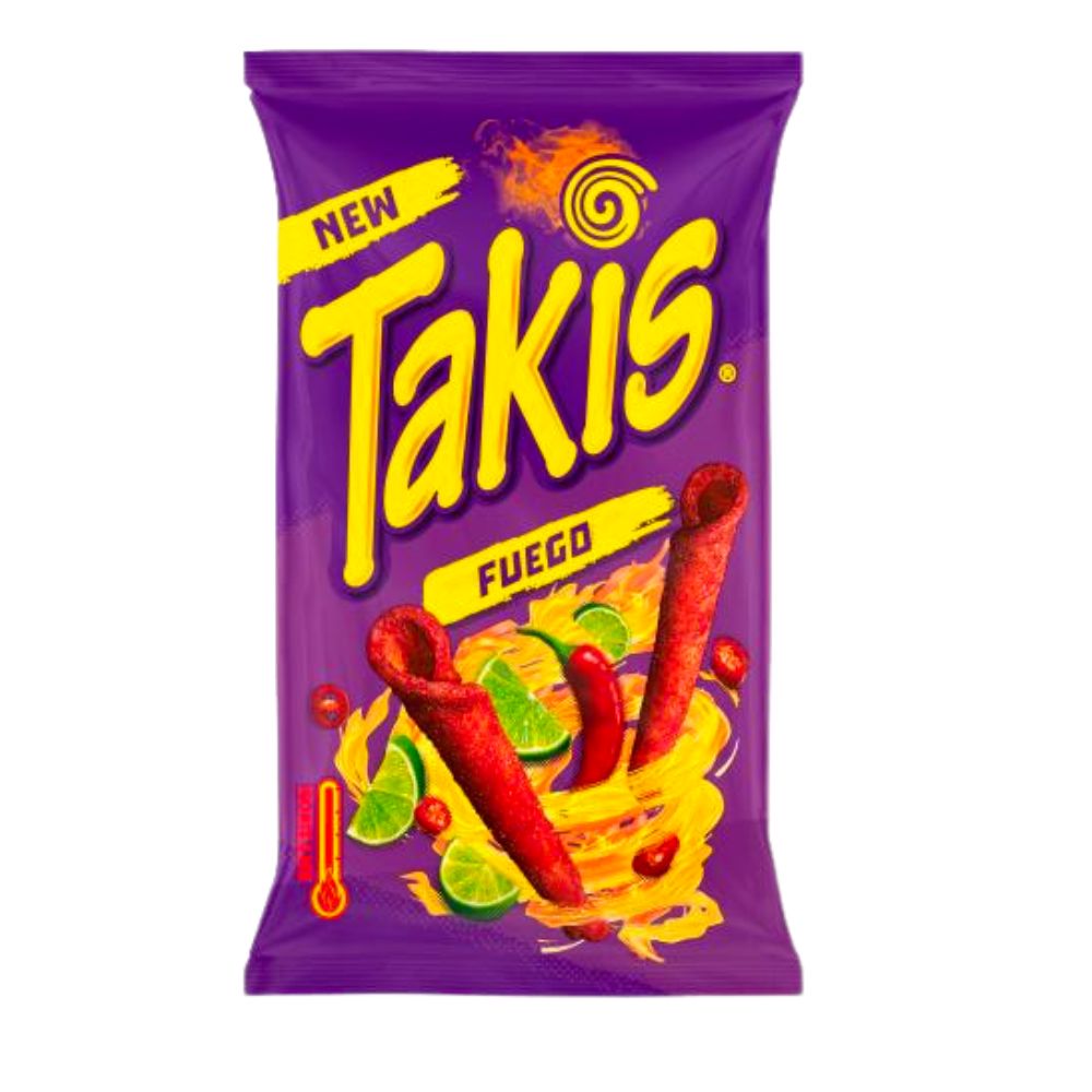 Takis Fuego - paquet de chips de tortillas au piment épicé de 55g ...